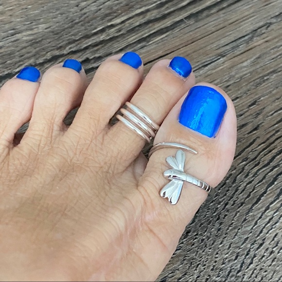 Jewelry | Top Sellersilver Triple Band Cuff Toe Ring | Poshmark